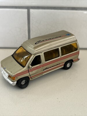 Tins Toys #T656 1:43 Ford Econoline Club Wagon E-350 V8 Caravan Diecast ...
