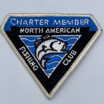 Vintage Charter Member North American Fishing Club Patch NAFC Fisherman ...