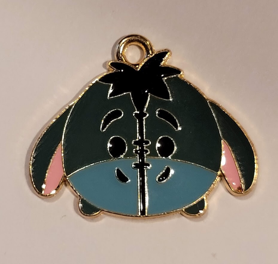 Eeyore Head Charm Metal .78 x .78 For Bracelet | eBay