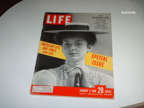 Life Magazine January 2, 1950 American Life and Times 1900-1950 Special ...