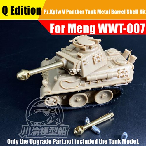 Q Edition German Pz.Kpfw V Panther Tank Metal Gun Barrel+Shells for ...