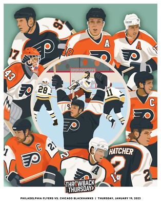 2023 FLYERS 2000's PRINT~Keith Primeau-Daniel Briere-Gagne- Roenick ...