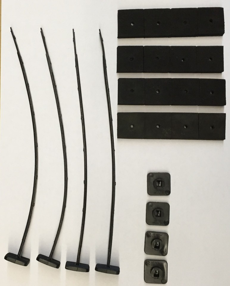 RADIATOR COOLING ELECTRIC FAN MOTOR ZIP TIE MOUNTING KIT 2X (STRAP LOCK ...