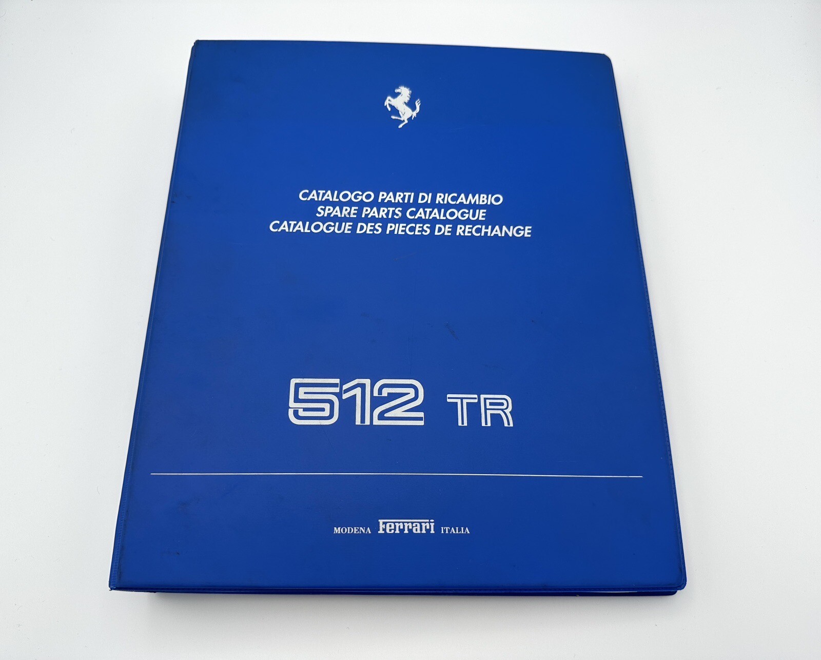 FERRARI 512TR TESTAROSSA 1994 SPARE PARTS CATALOGUE | PARTS MANUAL BOOK ...