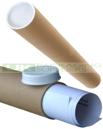 10 LARGE A0 SIZE POSTAL TUBES 885mm LONG x 45mm DIAMETER MAILING POSTER ...