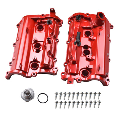 2x Upgrade Aluminum Valve Cover Set For Infiniti G37 2008-13 Nissan ...