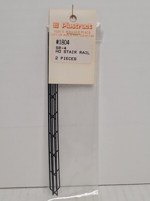 Plastruct HO Scale SR-4 HO Stair Rail 2 Pieces #1804 | eBay