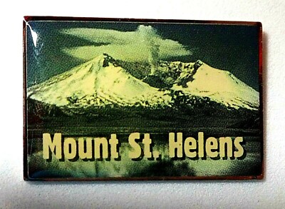 BEAUTIFUL VINTAGE WASHINGTON PIN BADGE^***MOUNT ST HELENS | eBay