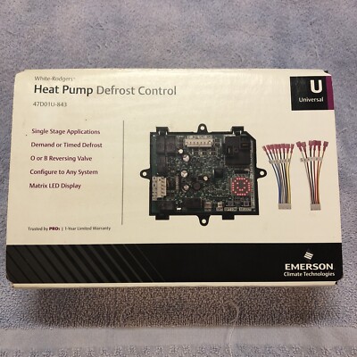 Heat Pump Defrost Control Board White Rodgers 47D01U-843 | eBay