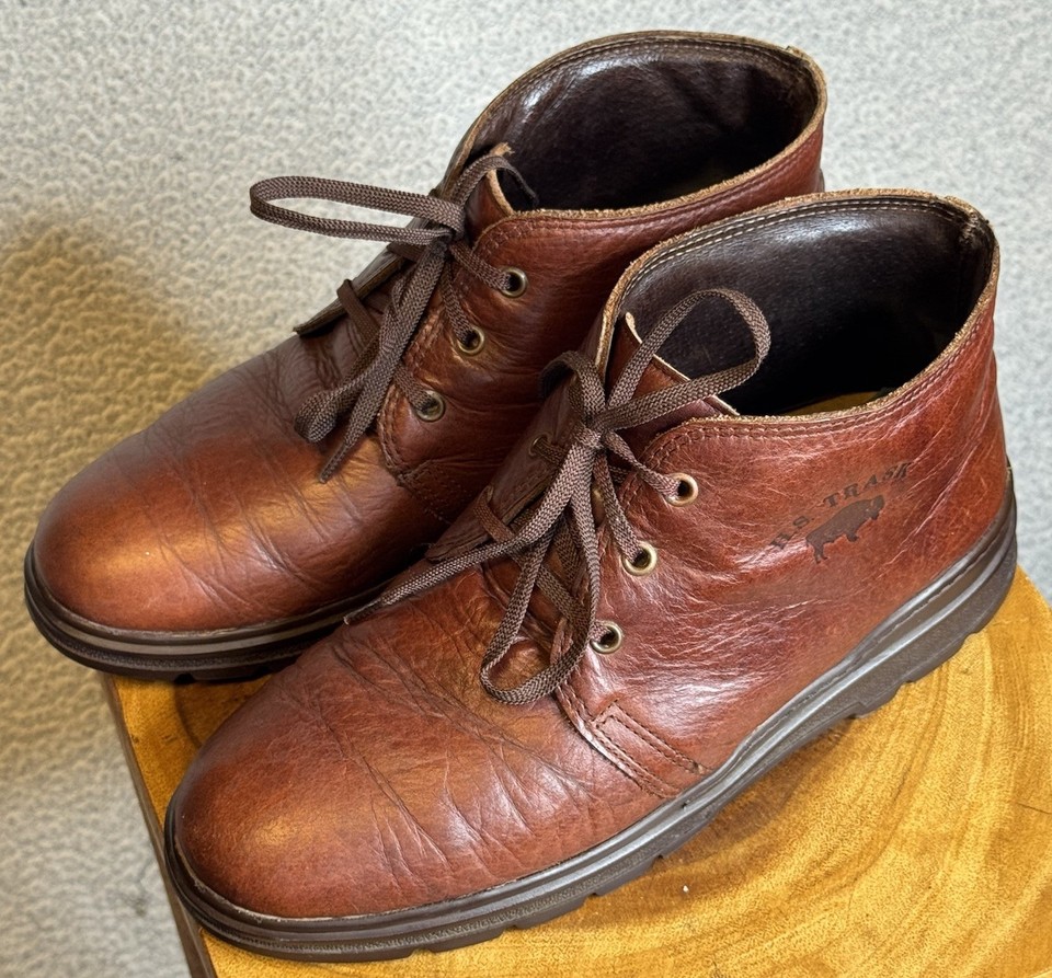 HS Trask Mens Chukka boots 9 M Men’s Shoes Reddish Brown Bison Leather ...