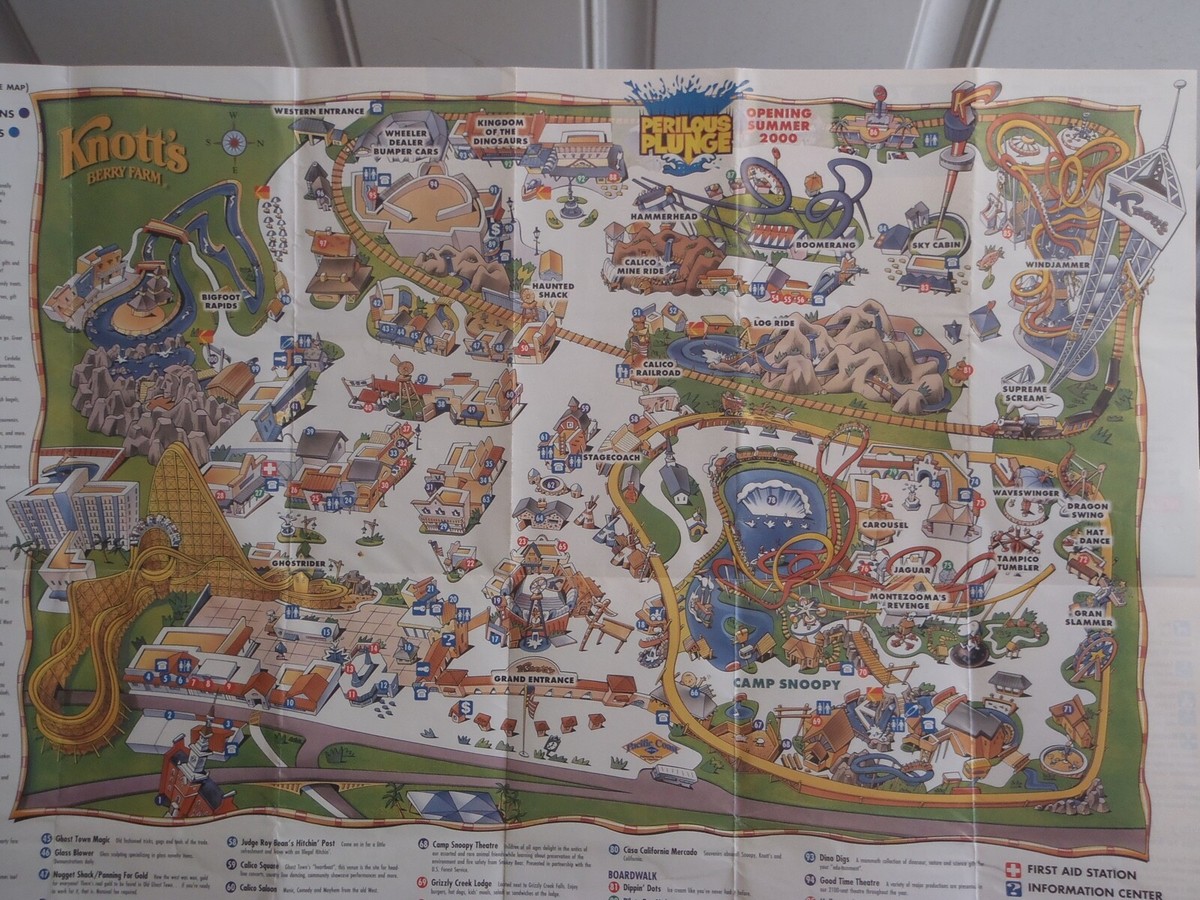 Knotts Berry Farm Map