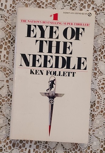 Eye Of The Needle Ken Follett Vintage 1979 Paperback Thriller Spy Novel ...