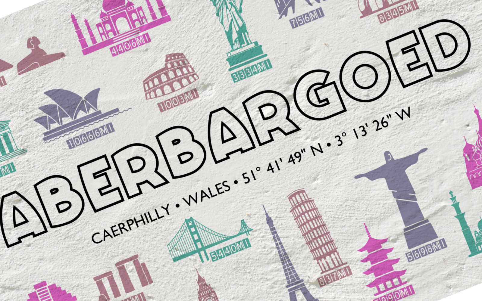 A4 PRINT - Aberbargoed, Caerphilly, Wales - World Landmarks | eBay UK