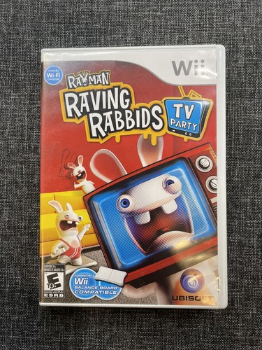 Rayman Raving Rabbids: TV Party (Nintendo Wii, 2008) Tested | eBay