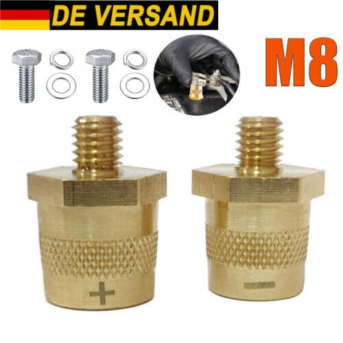 1Paar Satz Batterie Pol Adapter M8 Standardpol Schraubpol Batteriepol ...