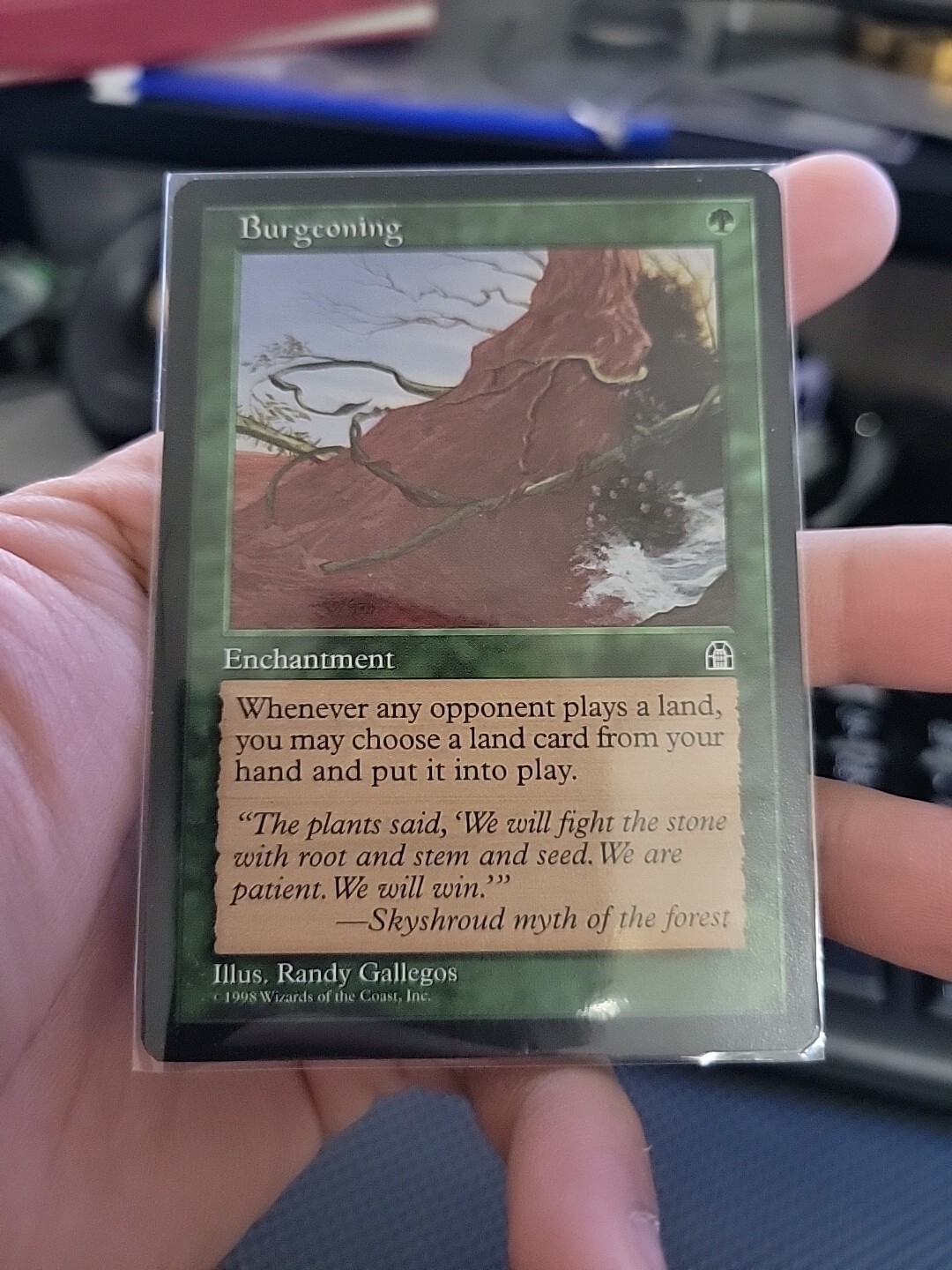 Burgeoning MTG Stronghold Near Mint NM | eBay