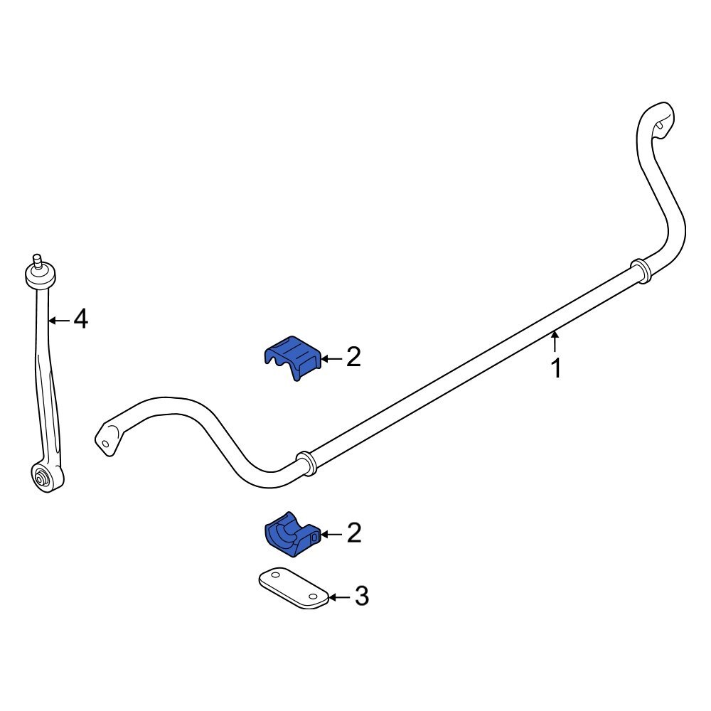 Audi 971411313K Front Suspension Stabilizer Bar Bushing | eBay