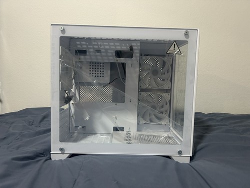 DIYPC ARGB-Q3-W Tempered Glass Micro ATX Gaming Computer Case - White ...