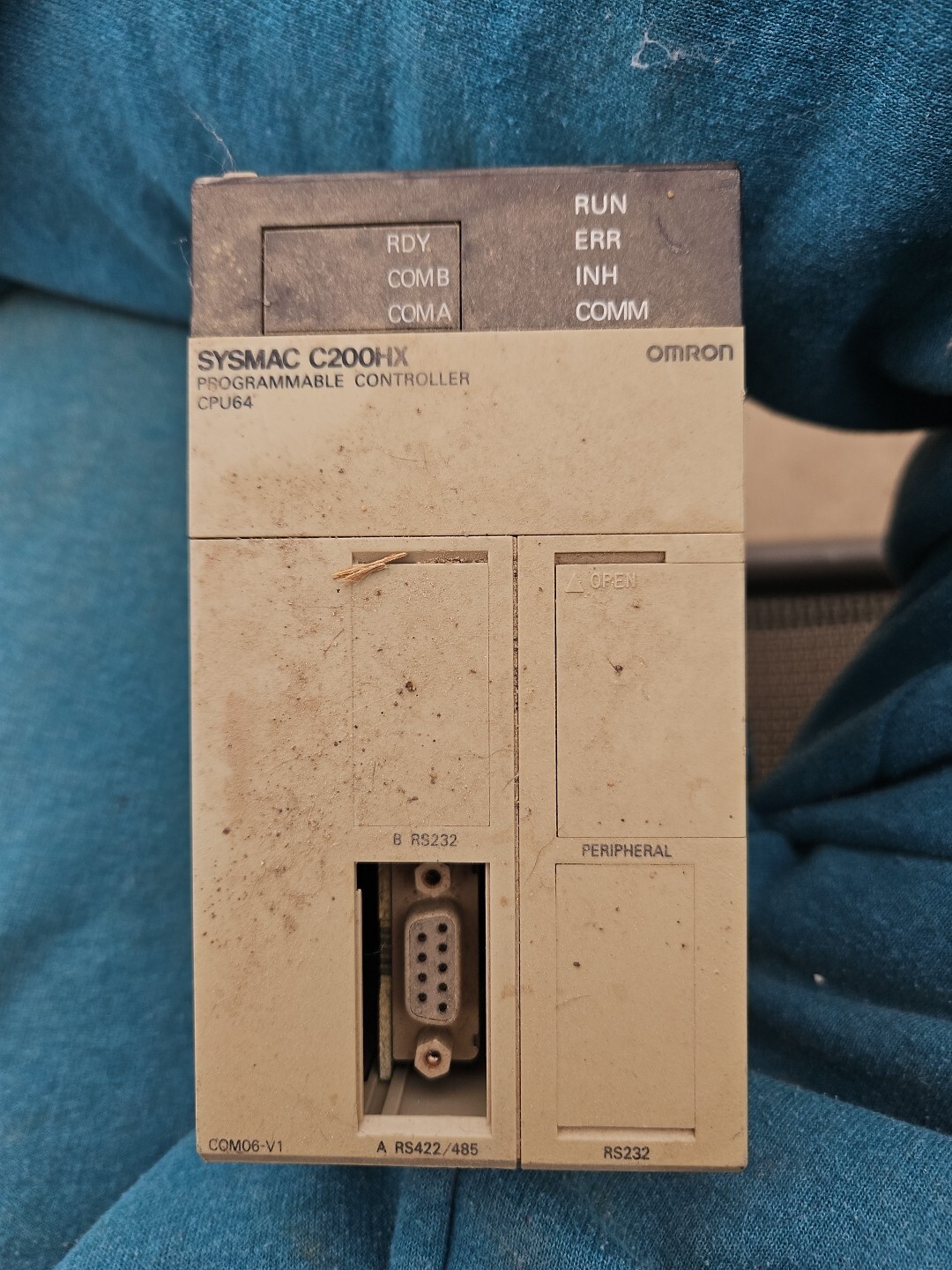 Omron SYSMAC C200HX Programmable Controller C200HX-CPU64 w/C200HW-COM04 | eBay