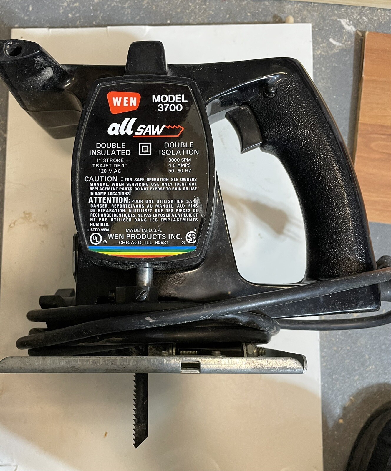 WEN All Saw 3700 1" Stroke Practically Tested for sale online | eBay