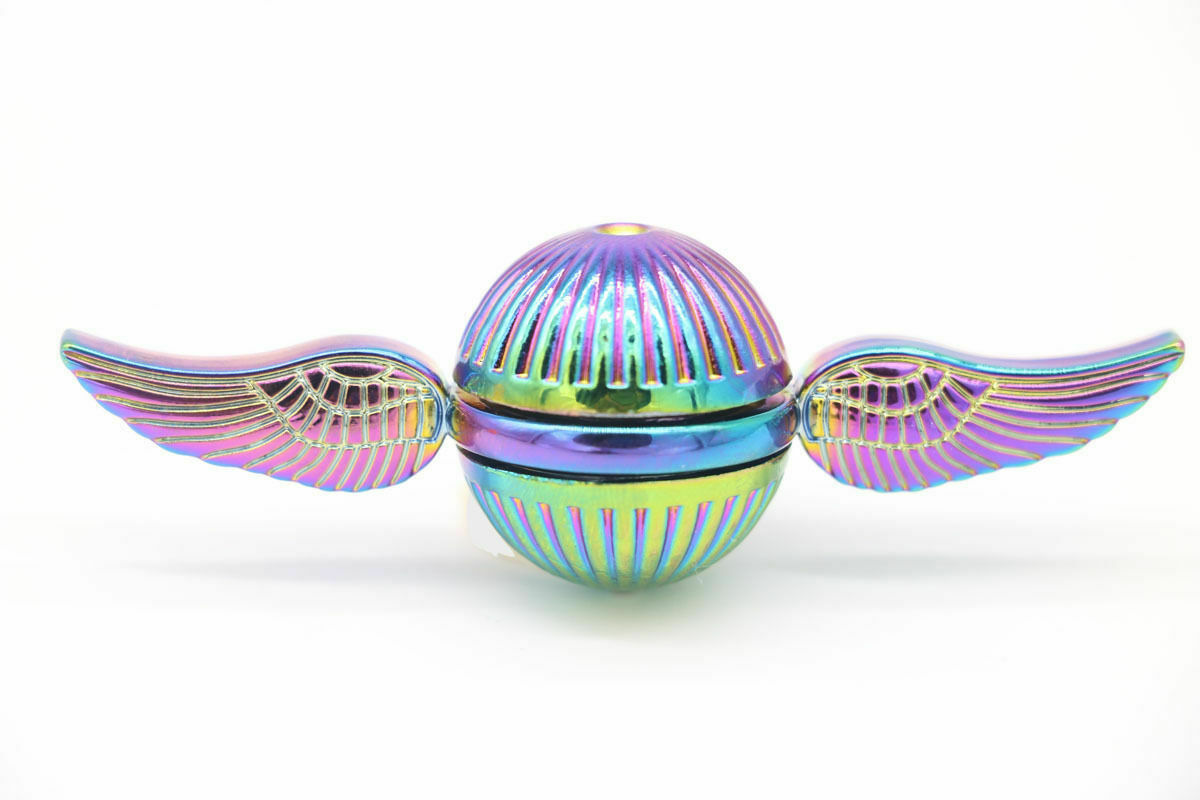 Golden Snitch Fidget Spinner Harry Potter Quidditch Metal Steel Stress ...