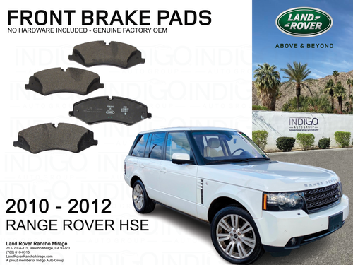 GENUINE FACTORY OEM LAND ROVER FRONT BRAKE PADS RANGE HSE 10-12 ...