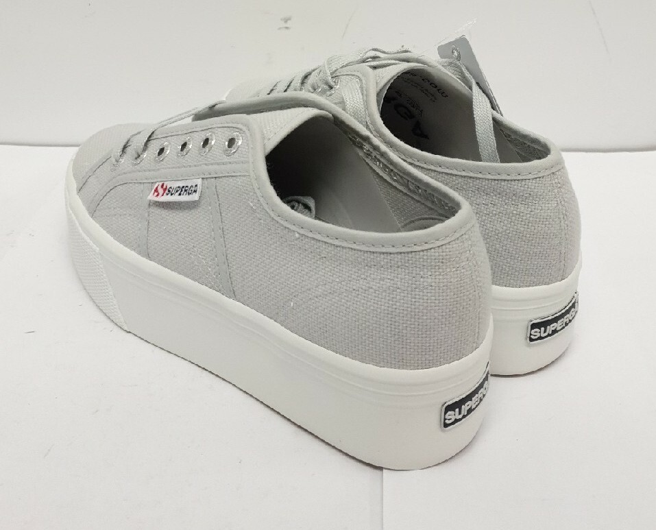 Superga Women's 2790 Cotw GREY ASH LACE UP SIZE UK 4/EU 37 | REF BRS ...