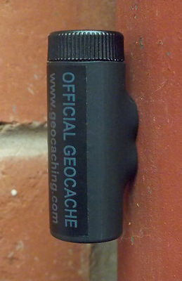 Magnetic micro geocache with log for GPS geocaching. Side mounted. | eBay