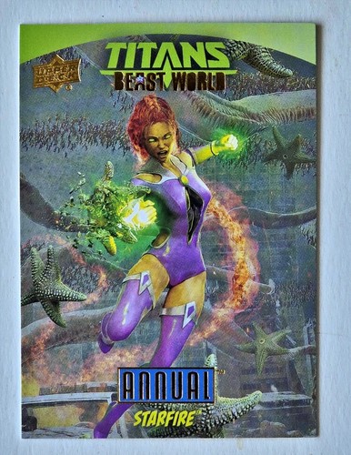 Upper Deck 2023-24 Annual DC Comics Starfire Card #BW-12 Titans Beast ...