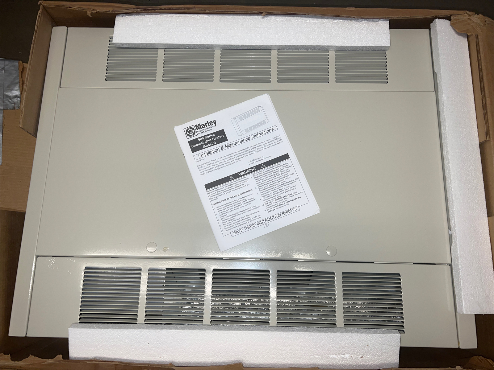 Nos Surplus MARLEY ENGINEERED PRODUCTS CUS93505203FF Cabinet Heater | eBay