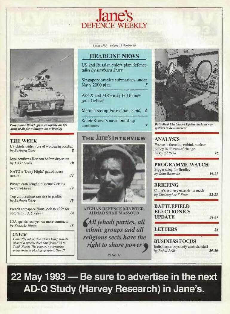 JDW - Jane's Defence Weekly Magazine (8 May 1993) | eBay