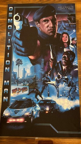 Demolition Man Pinball Machine Glass Cover 23' x 42' (Widebody Size) | eBay