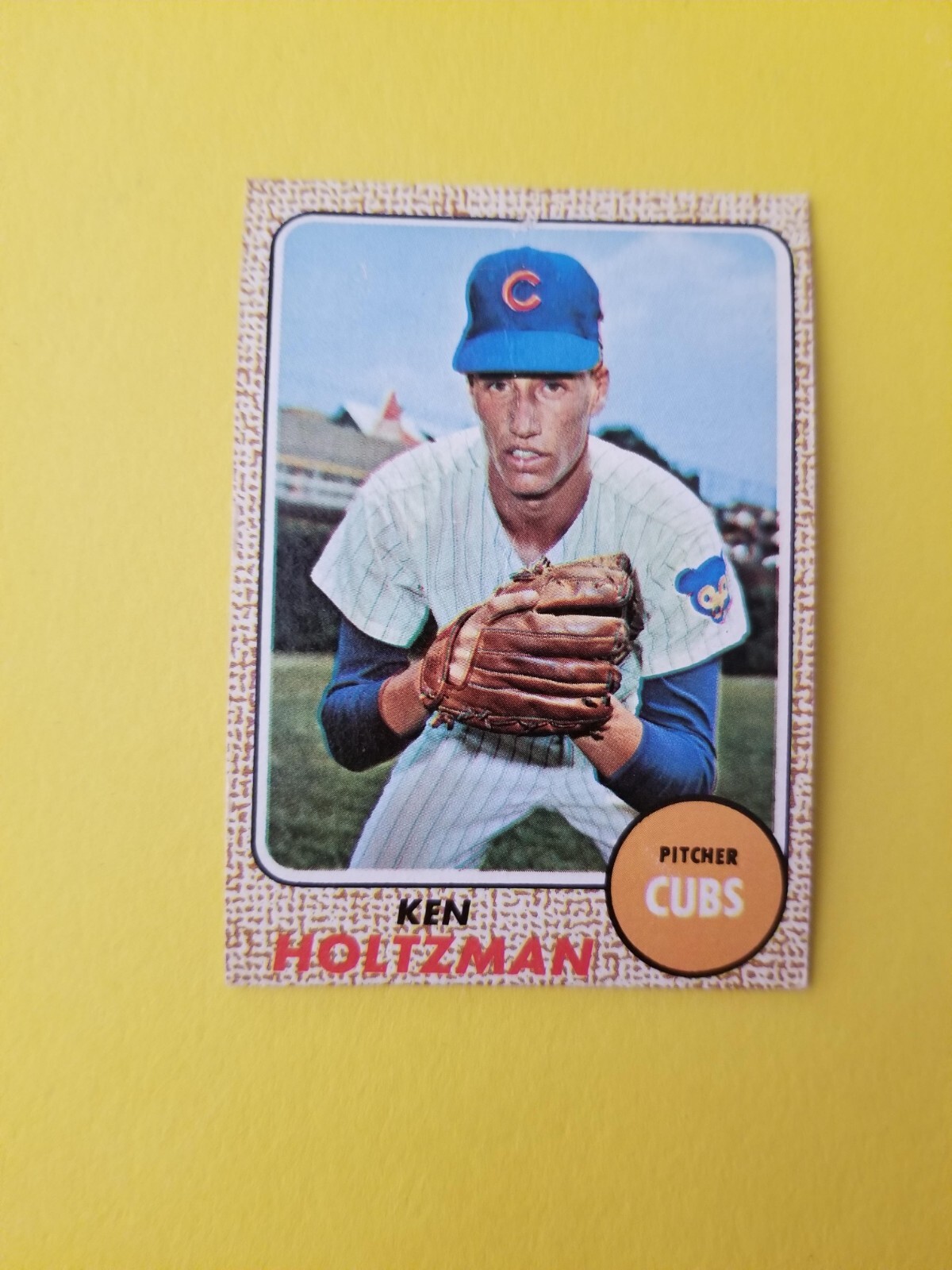 1968 Topps #60 Ken Holtzman Chicago Cubs NRMNT | eBay