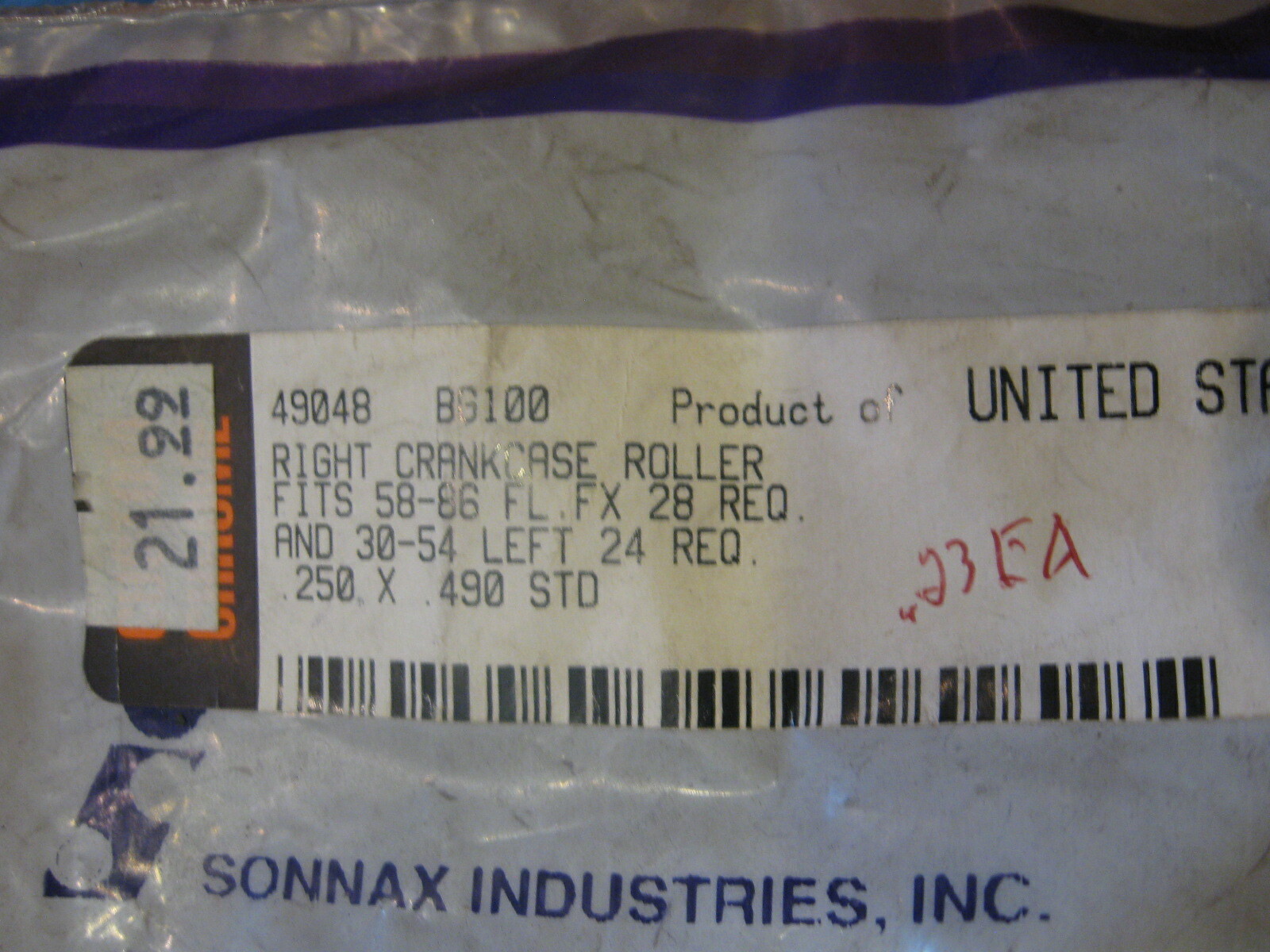 NEW HUGE LOT CCI Motorcycle Custom Chrome Right Crank Case Bearing ...