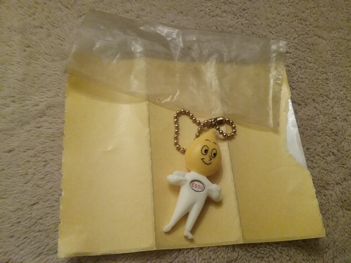 Esso Oil Drop Man Key Ring. Original Vintage. Unused, in original bag ...