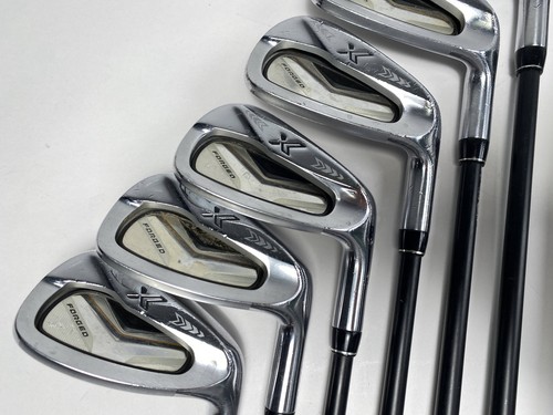 XXIO X Black Iron Set 5-PW+AW Miyazaki AX-1 Flex 4344 Stiff Graphite ...