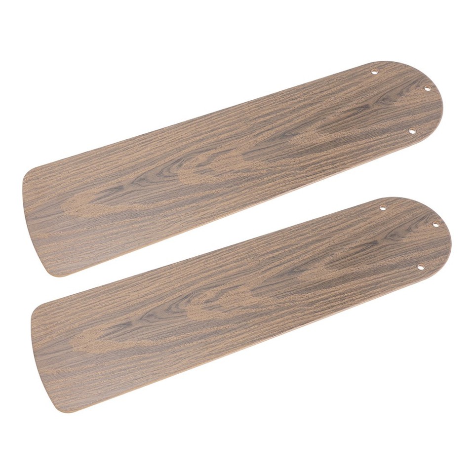 2pcs Wood Grain Ceiling Fan - 20.7inch Length White Plastic Ceiling Fan ...