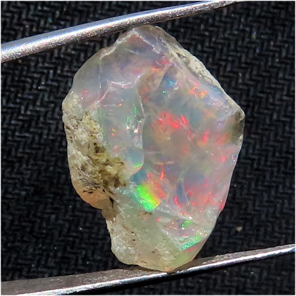 11.40 Ct Natural Ethiopian Opal Rough , Welo Gemstone 15x20x10mm LK33 ...