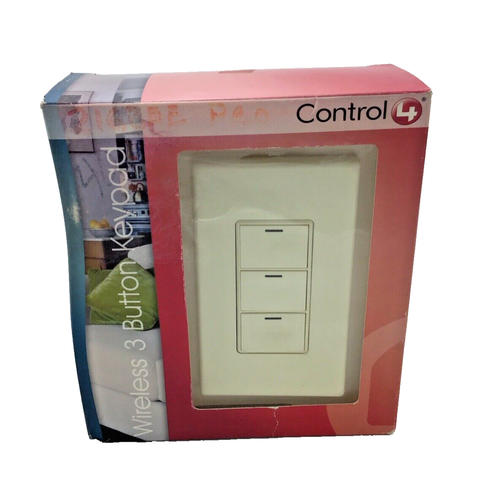 Control4 KPZ-3B1-A (Almond) Wireless 3-Button Keypad | eBay