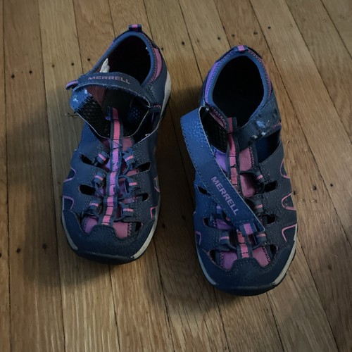 Merrell Kids girl Hydro H2O Hiker Sandal Blue/Purple MK262163 USA Size ...