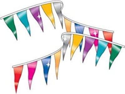 660' Metallic Streamers Pennants Flags Business Signs - Car Lot Flag ...