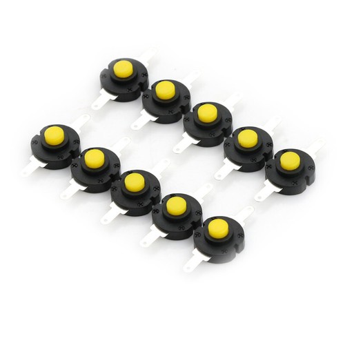 10pcs Flashlight Switches DC 12V 0.5A Self-locking Micro Push Button ...