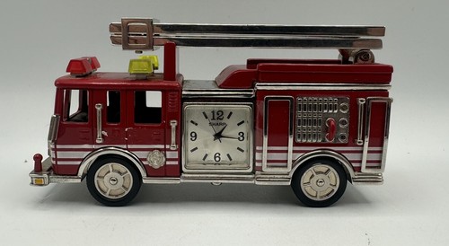 The American Classic Red Fire Truck Sharp Timepiece With New Battery ...