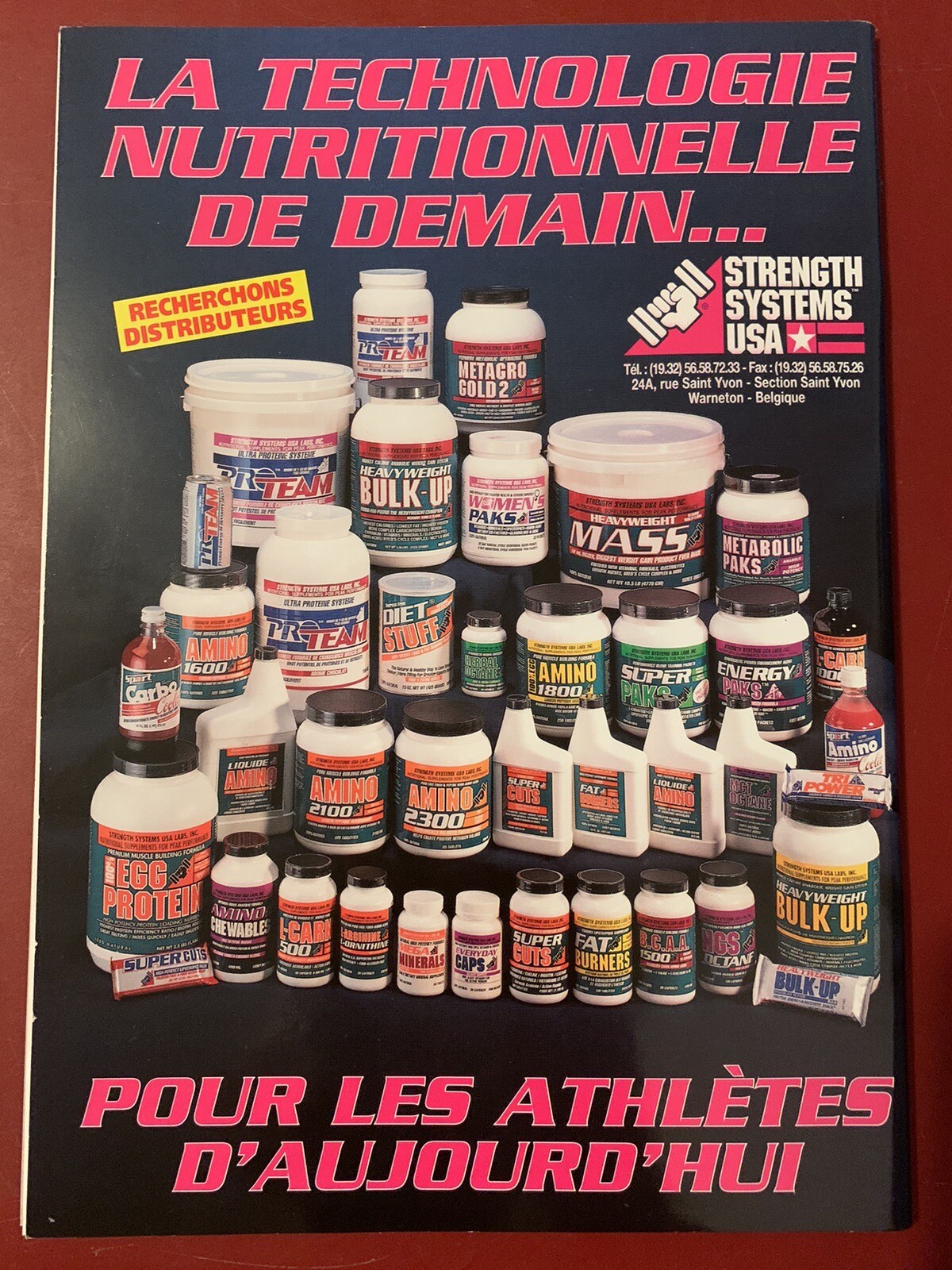 LE MONDE DU MUSCLE 1994 #134 Alq Gurley Cover! François Muse Julie ...