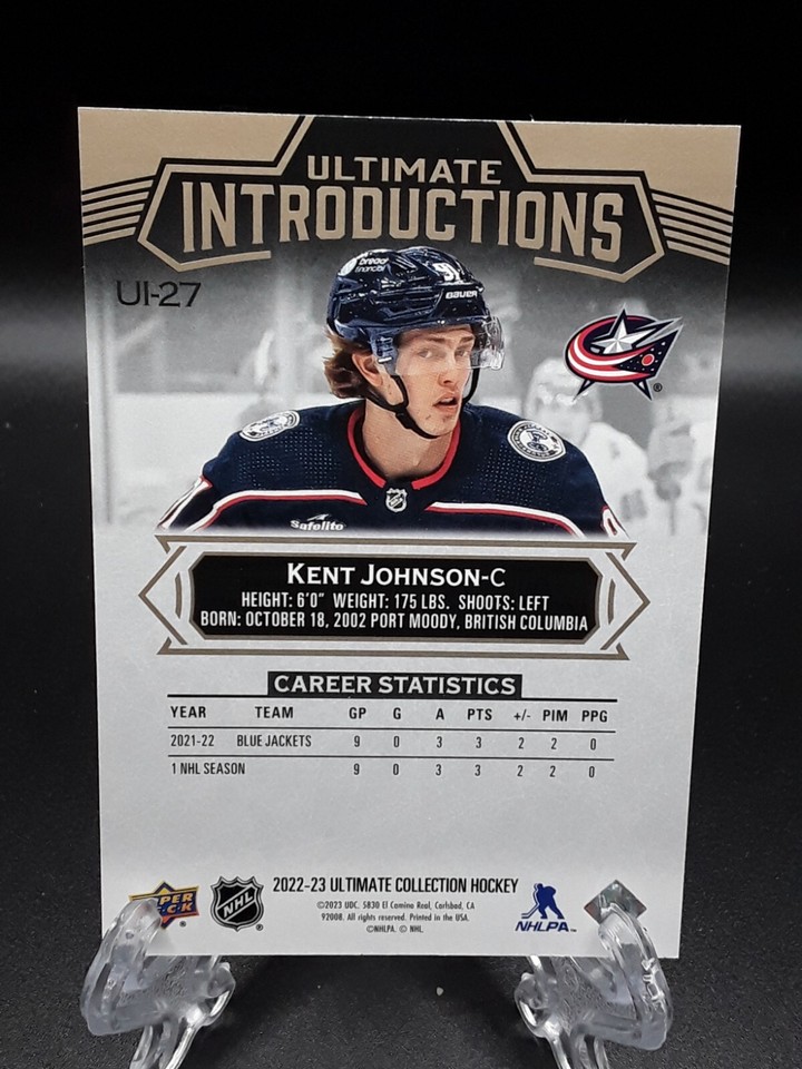 2022-23 Ultimate Collection Introductions Showcase Rookie RC Kent ...