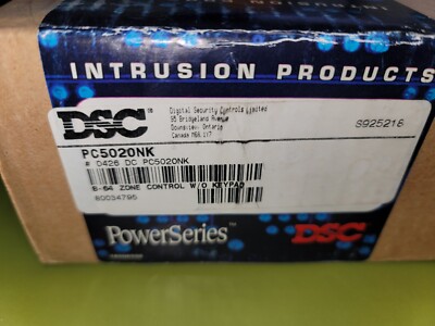 DSC PC5020NK Alarm Control Panel PowerSeries PC5020 Power864 w ...