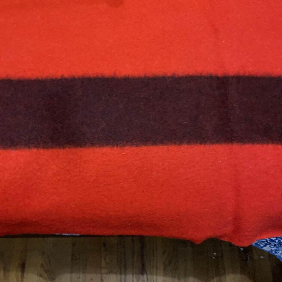 Hudson Bay HBC stripes - Scarlet Point Blanket Double | eBay