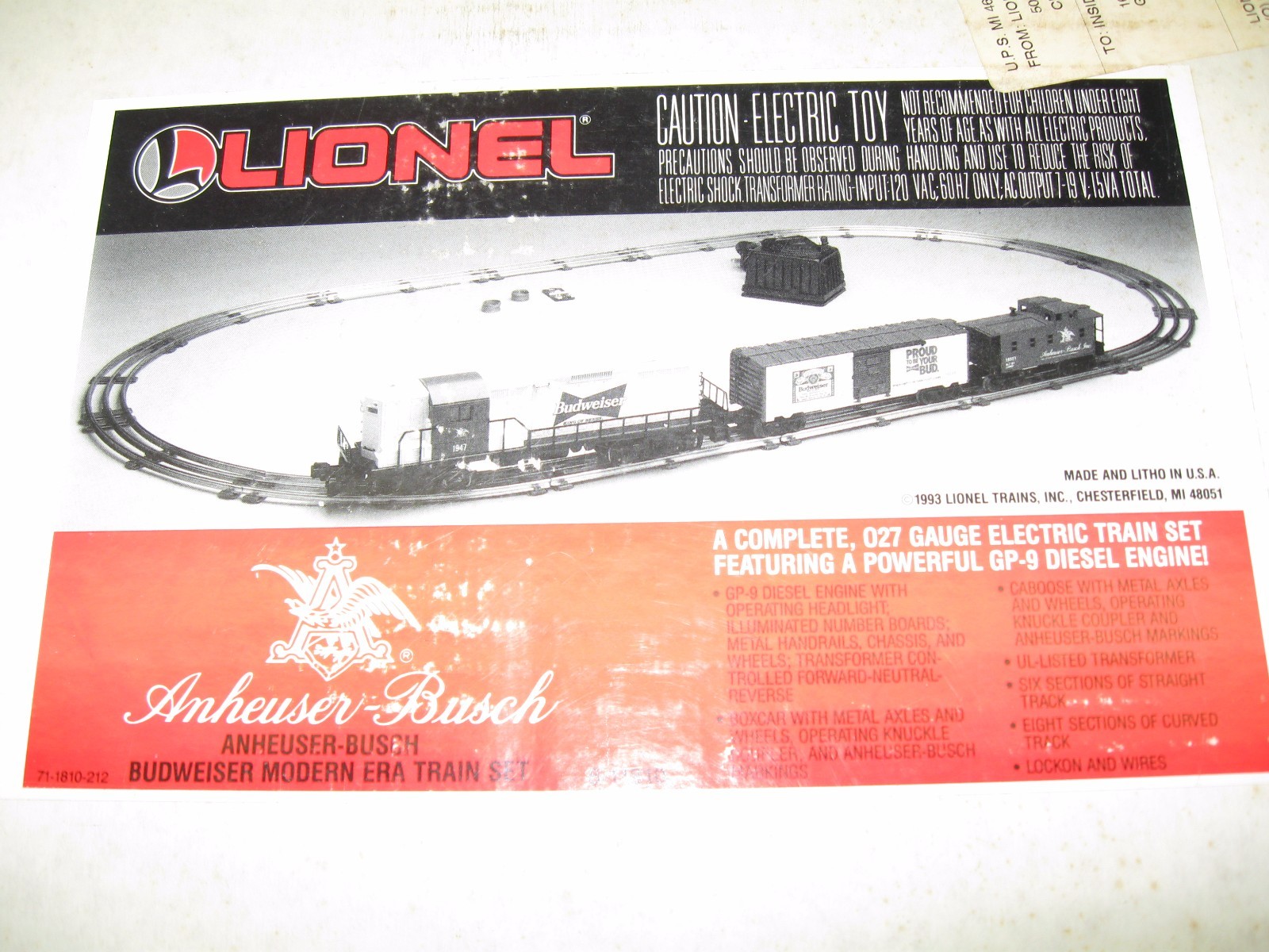 Lionel ~ 6-11810 Anheuser-Busch Budweiser Modern Era Train set | eBay