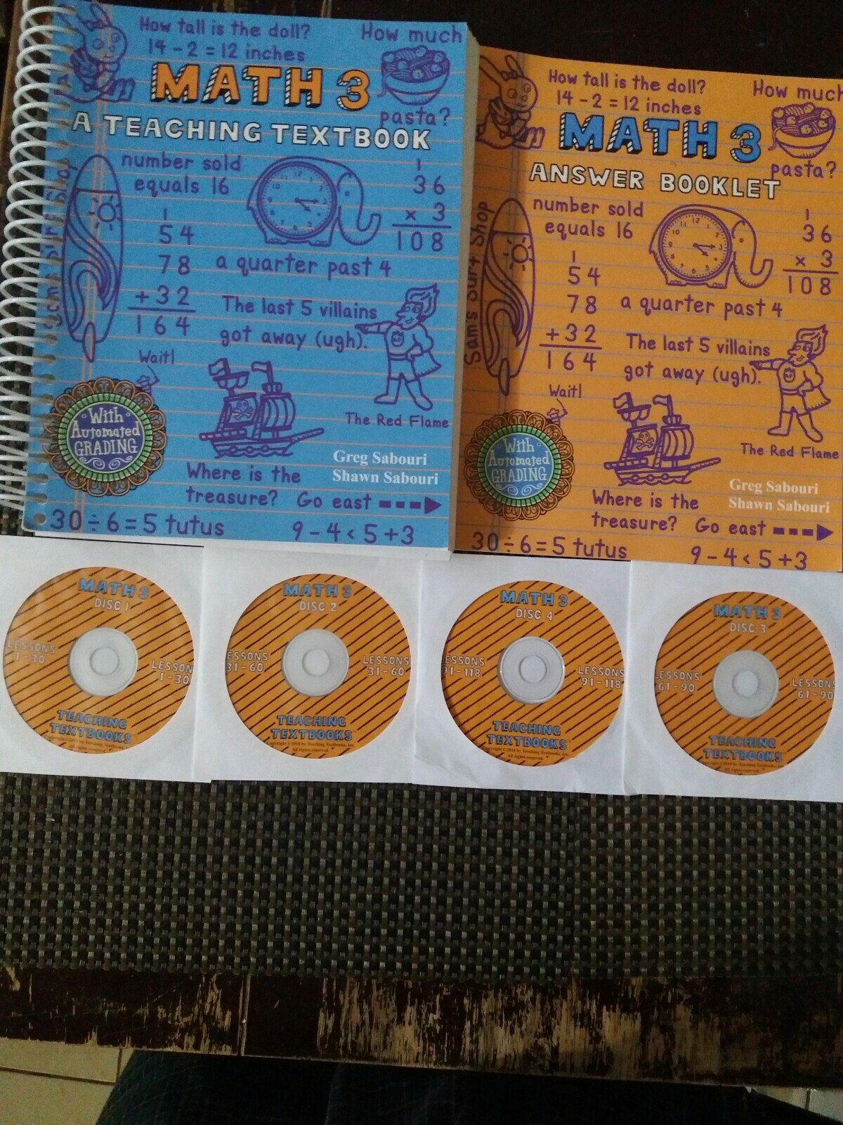 Math 3: A Teaching Textbook By Greg Sabouri & Shawn Sabouri. 3-Volume ...