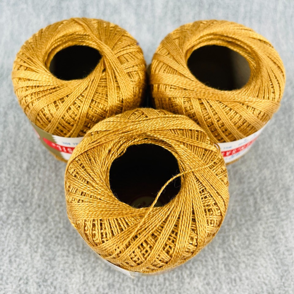 Star Sillanteen Sansil Crochet Thread Mercerized Cotton Color #30 Brown ...